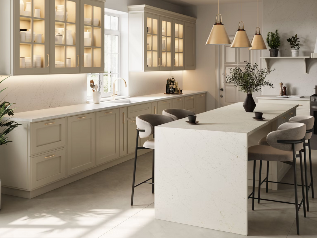 Cosentino Silestone Persian White 128’’ x 62’’ x 2.0 cm Polished Quart ...